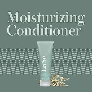 LivSo Moisturizing Scalp Conditioner - Moisturizes Hair & Scalp - Naturally Derived - Fresh Feel - (1 Bottle)