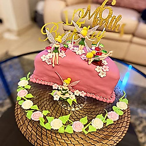 fannuoyi 6X Fairy Miniature Figurine Garden Ornament Plant Pot Craft Dollhouse Cake Decoration Supplies, Cake Topper, Party Cake Decoration Decoration