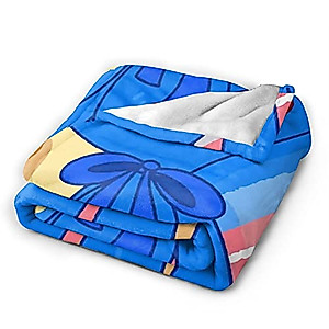 HNyeyes Flannel Blanket Ultra-Soft Warm Throw Blanket for Bed Couch Living Room 50x40 inch, Black