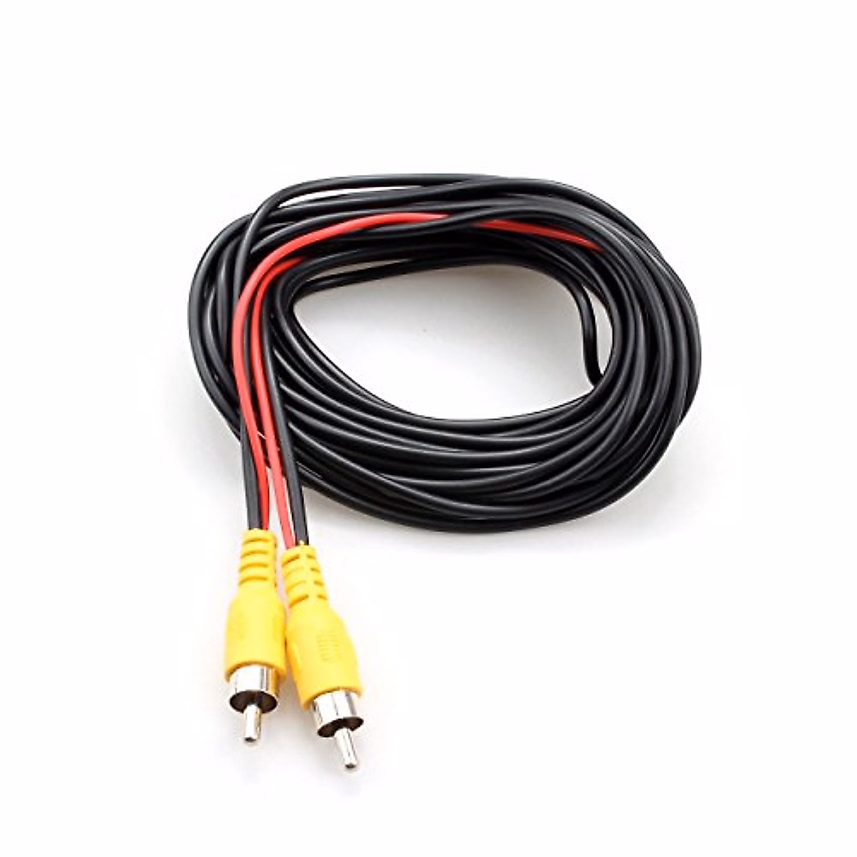 Chuanganzhuo RCA Video Cable, CAZBC13 CAR Reverse Rear View Parking Camera Video Extension Cable with Detection Wire (6m/19.7ft)
