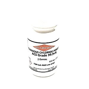 Stannous Chloride / SnCl2 / 99.99% Powder 2 Oz/Same Day Ship/USA Made