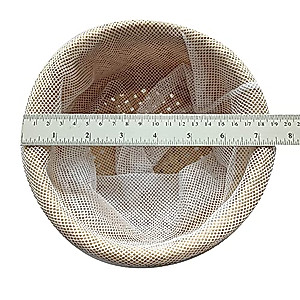 Bamboo Sticky Rice Basket Hand made 100% Eco-Friendly Prestige Collection Food Safe for Cooking Cloth + 2 piece Family Electric Cooker Steamer