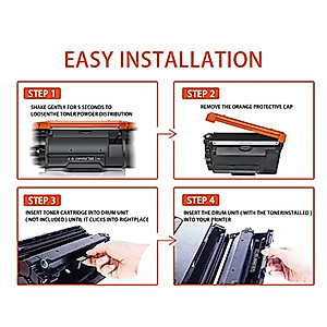 Juyudow Ultra High Yield Toner Cartridge for Brother TN880 TN-880 TN 880 HL-L6200DW MFC-L6700DW MFC-L6800DW HL-L6200DWT HL-L6300DW MFC-L6900DW Printer Toner Cartridge (Black, 2 Pack)