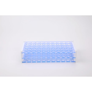 50 Transparent Plastic Test Tubes with Brackets, 16x100mm (10ml) Capped Test Tubes