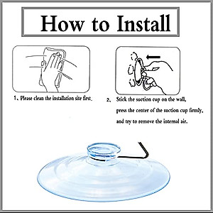 COLOGO 40 Pieces Suction Cup Hooks Assorted Size, Clear PVC Suction Cups with Metal Hooks Heavy Duty Removable Large and Small Wall Hooks for Kitchen Bathroom Shower Hanging Organizer Supplies