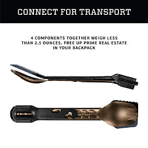 Gerber Gear 31-003465N ComplEAT Camping Utensils Cooking Tool Set, Burnt Bronze