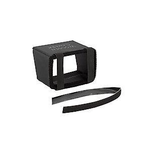 Wooden Camera LCD Sun Shade for Monitors 4 to 5-Inches, Monitor Hood with All-Sides Coverage and Flexible Bottom for Easy Access