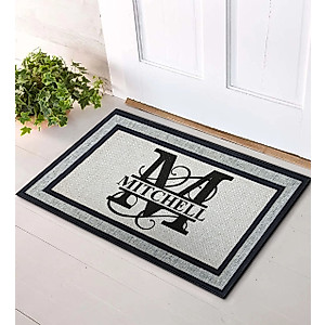 Personalized Monogram 18"x 30" Custom Doormat Door Mat For Front Door