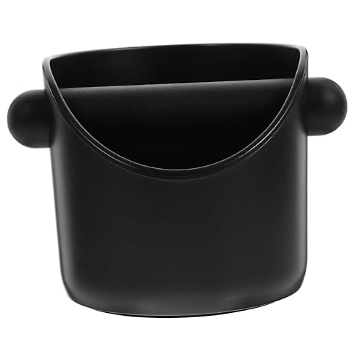 WHAMVOX Espresso Grinds Waste Container Lip Gloss Containers Black Container Coffee Grounds Container Espresso Grinding Waster Holder Coffee Knock Holder Waste Bin Trash Can