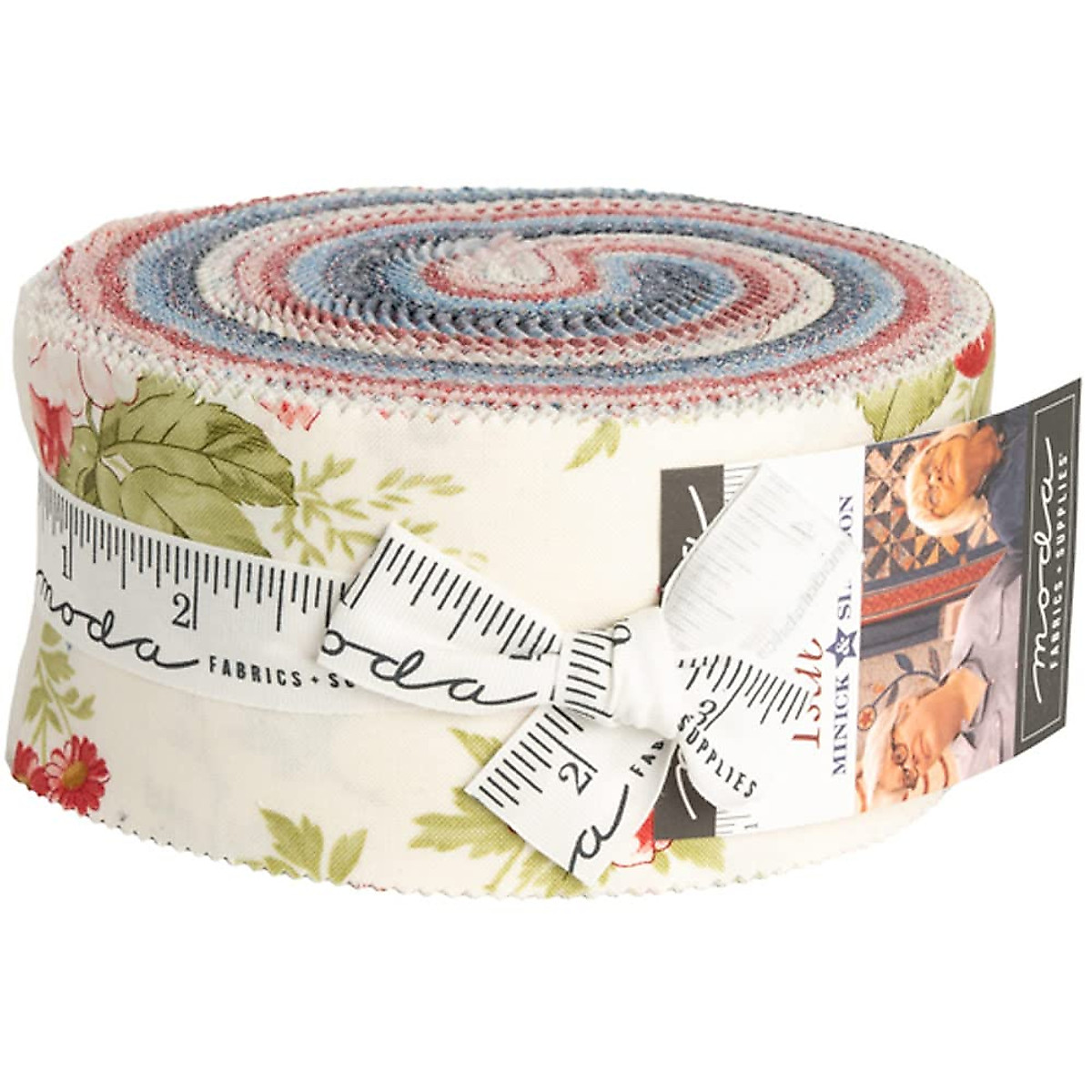 Minick and Simpson Isabella Jelly Roll 40 2.5-inch Strips Moda Fabrics 14940JR