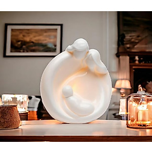 6 Inch Festive"Holy Family" Scene White Night Light Decoration