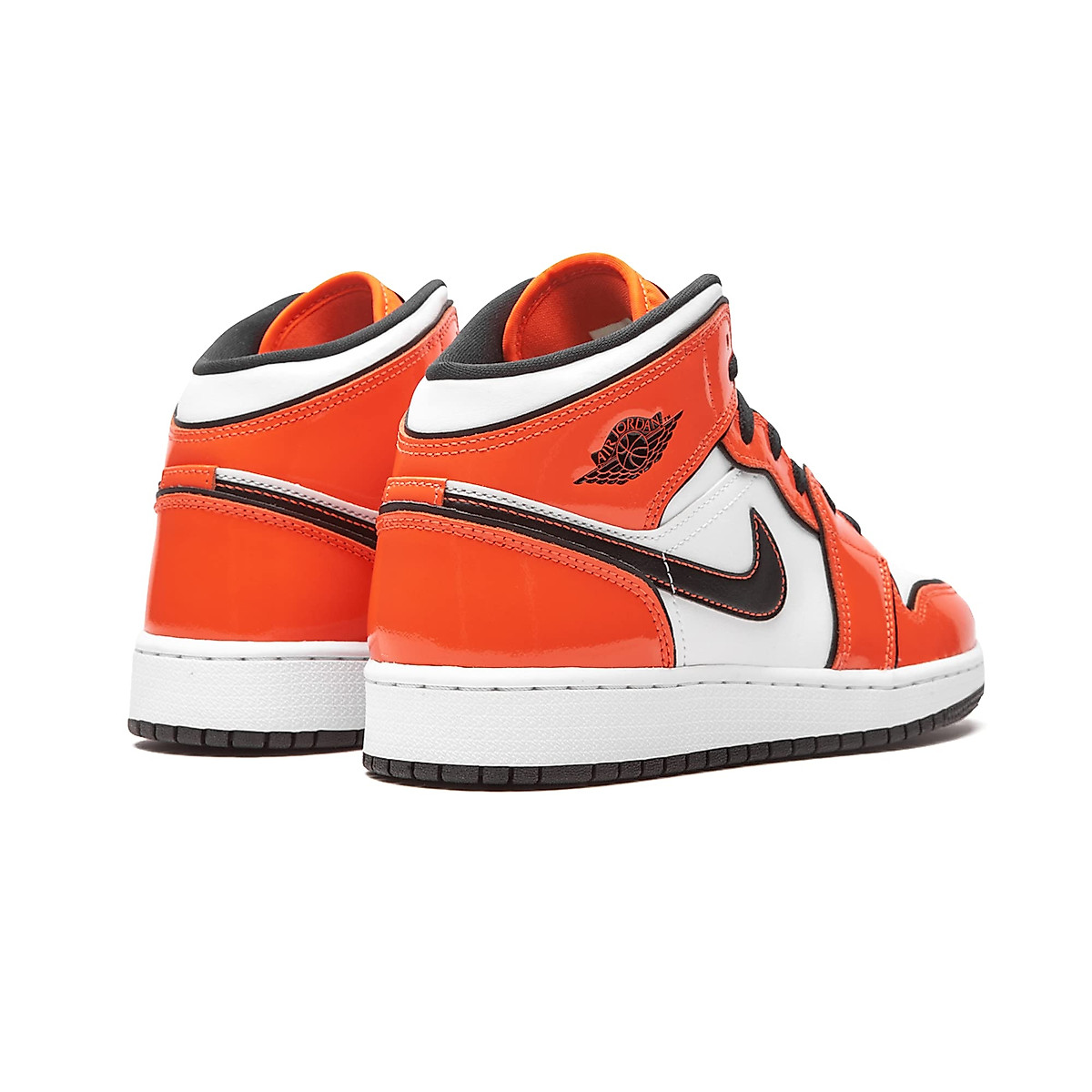 Big Kid's Jordan 1 Mid SE Turf Orange/Black-White (BQ6931 802) - 5.5