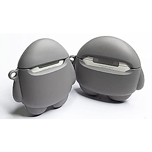 Kawaii Cartoon Shark Jaws Silicone Protective Case for AirPods 2nd Generation, The New 3 or 3rd Generation and The AirPod Pro (for AirPod Pro) (for AirPod 3, 3rd Gen)