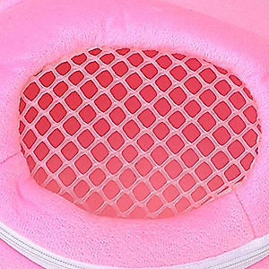 Heave Pet Carrier Bag Portable Small Animals Breathable Mesh Pouch Outgoing Travel Backpack Sleeping Bed for Hamster Guinea Pig Hedgehog Suger Glider Squirrel Blue S