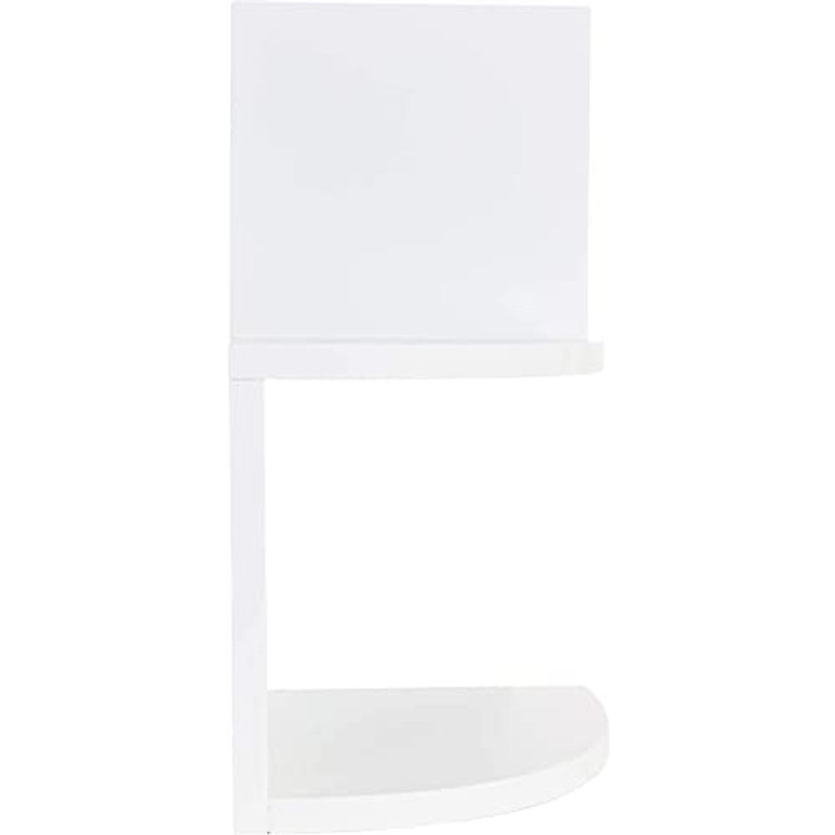 Kiera Grace Kieragrace Retro Set of 2 Count Floating-Shelves, White, 2