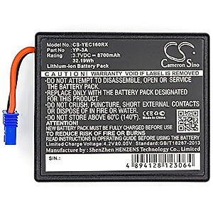 3.7V Battery Replacement is Compatible with H480 Drone Remote Control ST16 Pro Remote Controller ST16 Pro Controller ST16 Controller ST16 Remote Controller