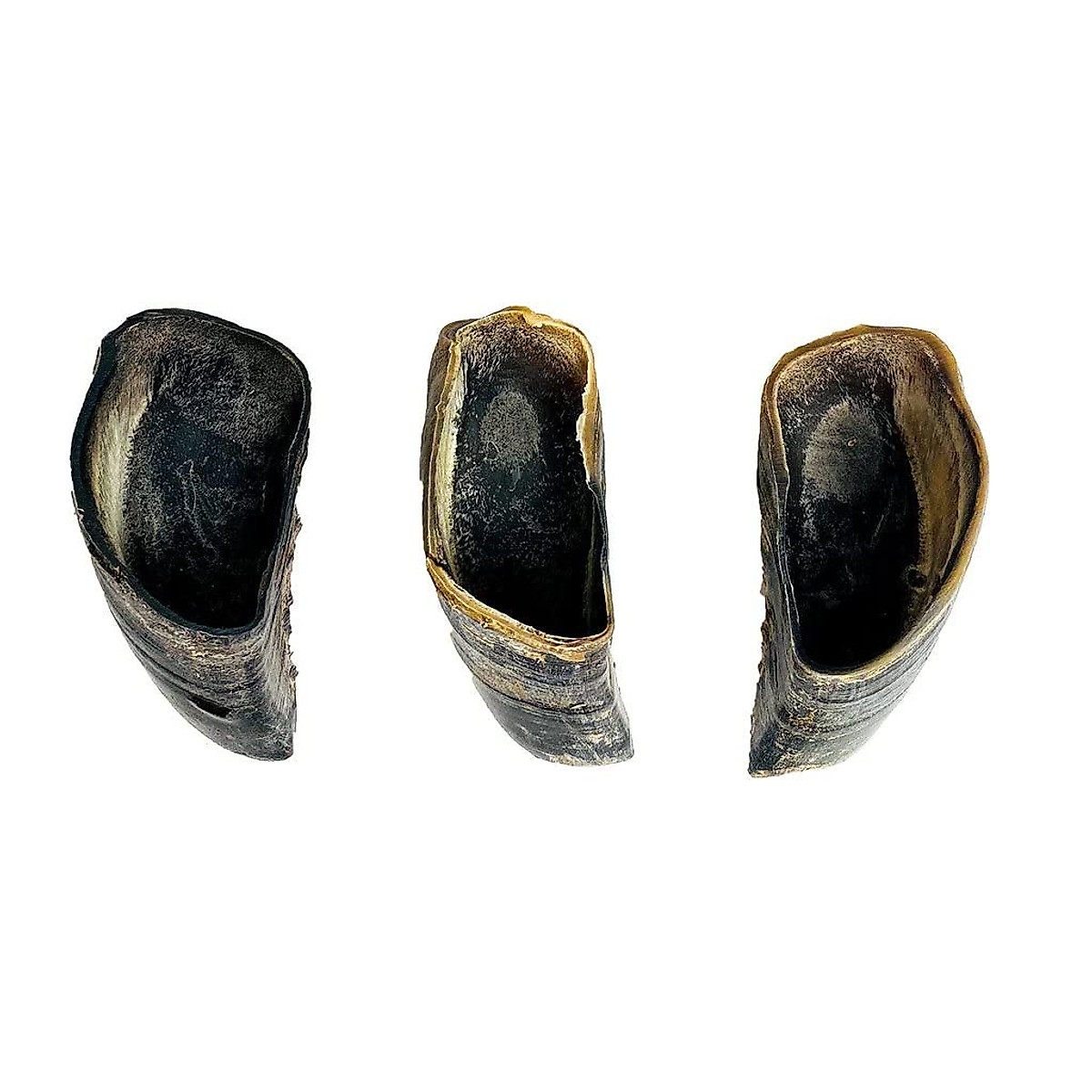 Best Dog Chews Cow Hooves - 100% Natural Delicious Protein Long Lasting Dog Treats Great Alternative to Bully Sticks or Rawhide, Dental Chew for Small, Medium, Large Breeds and Puppies (6 Count)