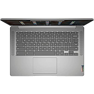2021 Flagship Lenovo Chromebook 14" FHD Laptop Computer for Business Student, Octa-Core MediaTek MT8183 Upto 2GHz, 4GB RAM, 64GB eMMC,802.11ac WiFi,Webcam, 10 Hours Battery, Chrome OS +Marxsol Cables