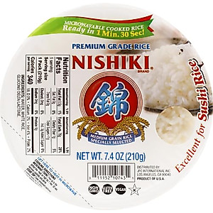 Nishiki Premium Steamed White Rice, 7.4 oz