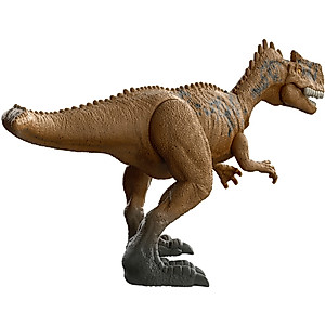 Mattel Jurassic World Toys Camp Cretaceous Brooklynn & Monolophosaurus Human & Dino Pack with 2 Action Figures & Scooter, Toy Gift and Collectible