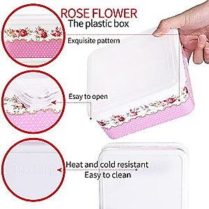 Food Containers Set of 4 with Lids Leakproof PP BPA-Free Microwaveable Food Storage Premium Heavy-Duty Quality, Freezer & Dishwasher Safe (68, 43, 24 and 10 oz.)