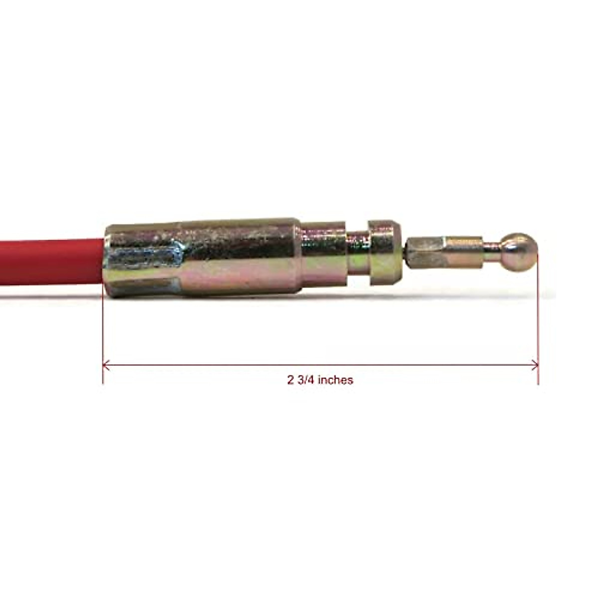 The ROP Shop | 9 Foot Old Style, Snow Plow T-Handle Control Cable for Western Hydraulics