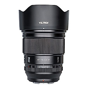 VILTROX PRO 75mm f/1.2 f1.2 Fuji x Mount APS-C Prime Lens for Fujifilm X Mount Camera X-T5 X-H2 X-H2S X-T30 II X-T4