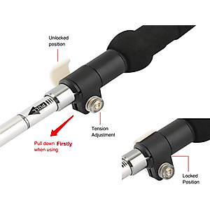 A ALAFEN Walking Stick - Collapsible Trekking Pole for Men and Women,7075 Aluminum Hiking Stick for Seniors