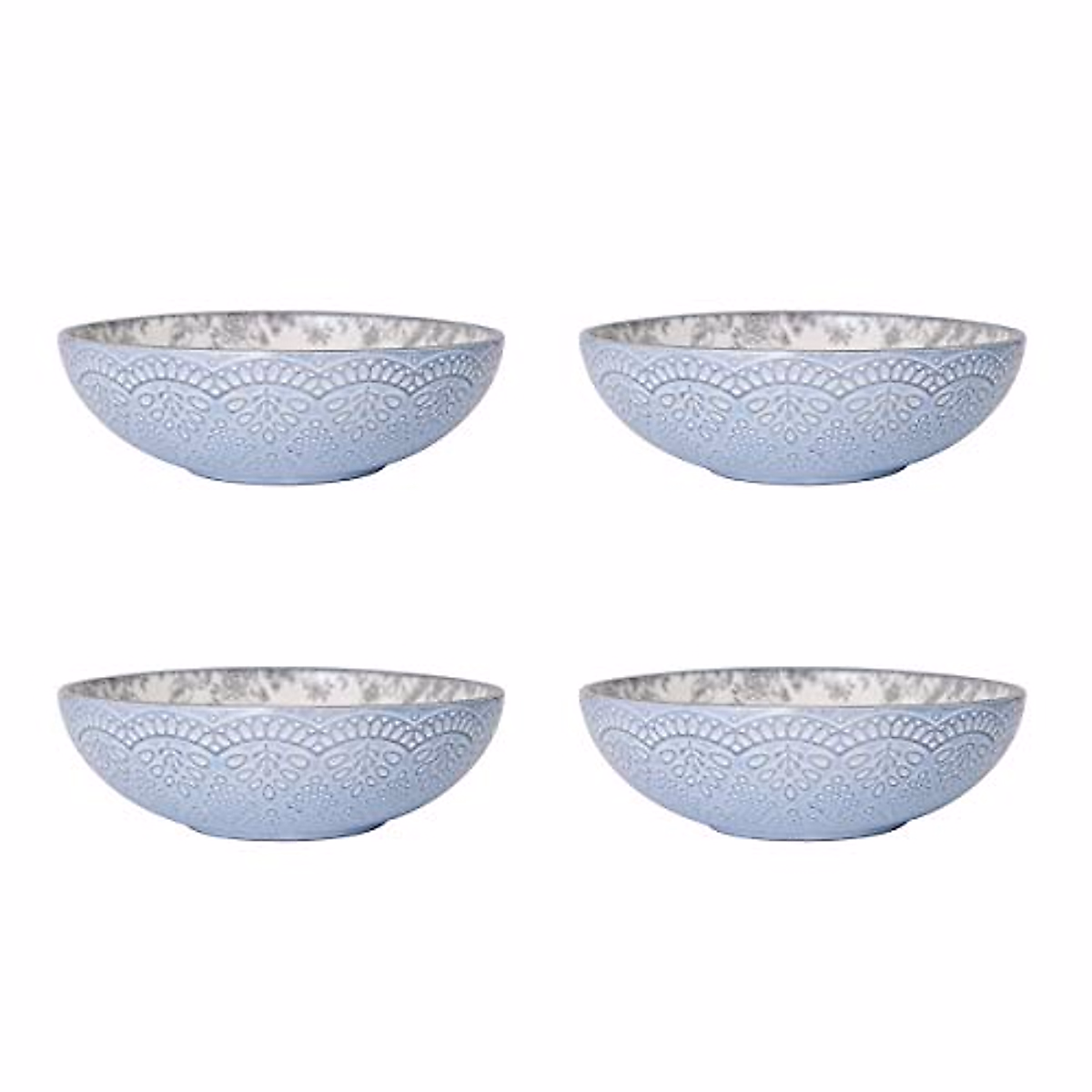 Pfaltzgraff Gabriela Gray 16-Piece Stoneware Dinnerware Set, Service for 4 - ,Gabriela Grey