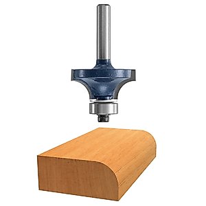 BOSCH 85293M 3/16 In. x 1/2 In. Carbide Tipped Roundover Bit