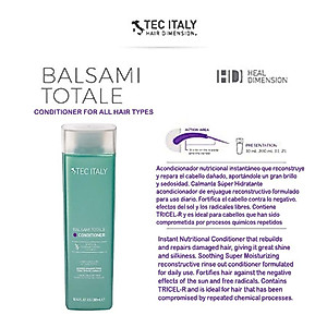 Tec Italy Reconstruction Package: Due Faccetta 10.1 Oz + Shampoo 10.1 Oz + Balsami Totale 10.1 Oz