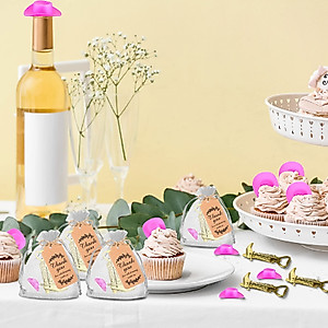 30 Pack Cowboy Boots Bottle Openers with Plastic Mini Pink Cowboy Hat Baby Shower Western Bottle Opener Party Favors Bridal Wedding Birthday Party for Guests Decorations or Souvenirs