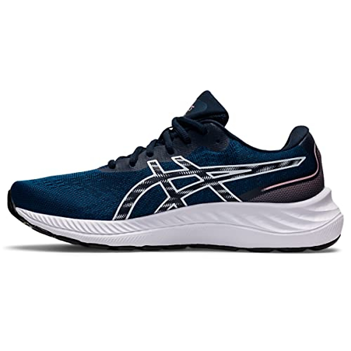 ASICS Women's Gel-Excite 9 Running Shoes, 8, MAKO Blue/White