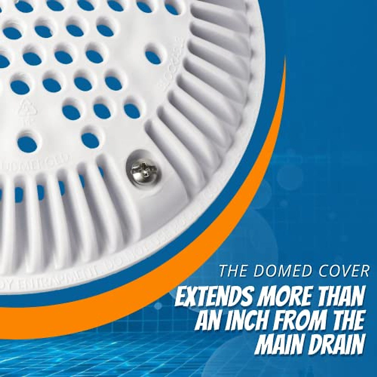 TonGass 8" Bottom Main Pool Drain Cover Replacement for Inground Pools ...