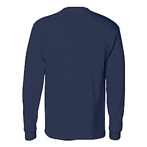 Hanes Tagless Long Sleeve T-Shirt with a Pocket