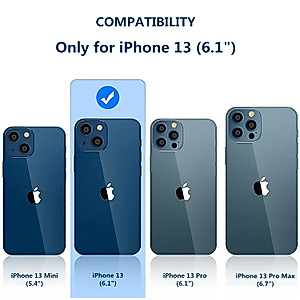 iCoverCase for iPhone 13 Case with Card Holder, iPhone 13 Wallet Case for Women Men [RFID Blocking] PU Leather Protective Wallet Phone Case for iPhone 13 6.1 Inch (Rose Gold)