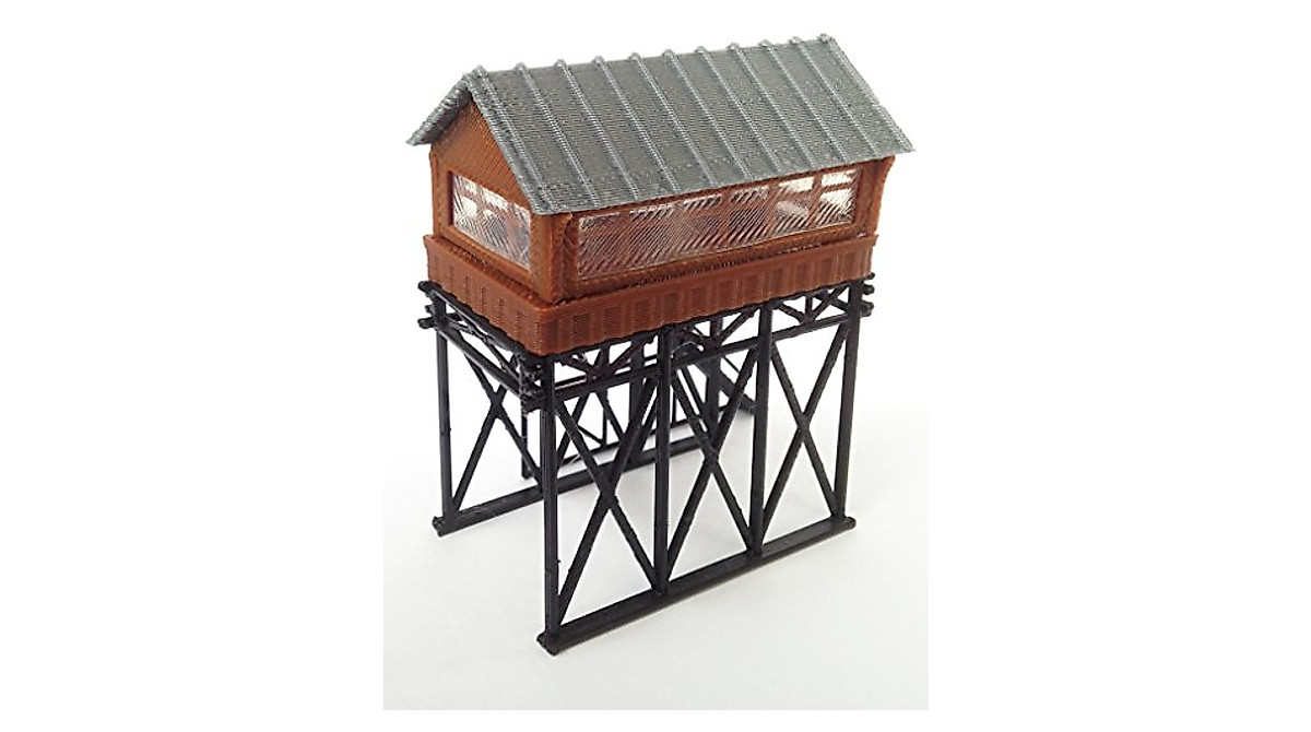 N Scale Outland Models Train Overhead Signal Box