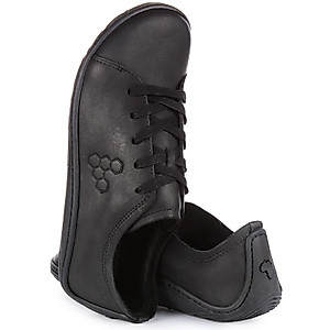 Vivobarefoot Addis L Women's Ergonomic Design Natural Comfo Sneakers (Black, Size 9)