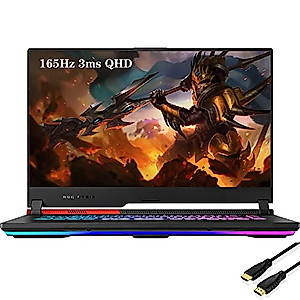 ASUS 2022 ROG Strix G15 Advantage Edition 15.6" QHD 165HZ Gaming Laptop - AMD Ryzen 9 5980HX - Radeon RX 6800M 12GB (Beat RTX 3060), 64GB RAM, 2TB PCIE SSD, RGB Backlit KB, W/ HDMI, Win 11 Home, Black