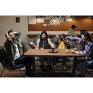 AZDVZD 8 Inch Table Spinning Wheel,Double-Sided 8/16 Slot Color Prize Wheel,Dry Erase Spin Wheel for Fortune Spinning Game,Trade Show, Holiday Activities,Party Pub,Home Education