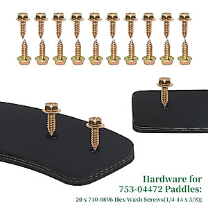 NICHEFLAG 753-04472 Auger Kit with 731-1033 Shave Plate 954-0101A Belt Replaces 753 04472, 735-04032, 735-04033 for Troy-Bilt 2100, 210, 521, 721, 5521, White Outdoor SB221, SB521, SB721 Snow Throwers