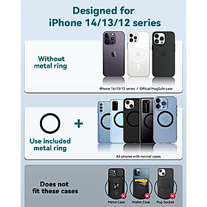 EXELIQ Magnetic Cup Holder Phone Mount for Magsafe, [Powerful Magnet] Flexible Tri-Pivot Cup Phone Holder for Car, Tesla, Truck, SUVs, Compatible with iPhone 14 13 12, Samsung and All Phones