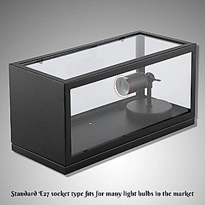 Cocoarm Black Wall Lantern Vintage Style Wall Lantern Lamp Holder with Clear Glass Panel and Standard E27 Socket for Indoor Outdoor Home Garden Decoration, No Light Source