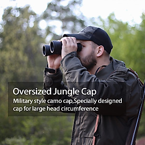 Zylioo Unisex Breathable Mesh Camouflage Cap,Large Fitted Cooling Running hat,Quick Dry Tactical Trucker Hats for Big Heads