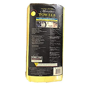 Kirkland Signature Ultra High Pile Premium Microfiber Towels, 36 Pack 16x16 4 Pack