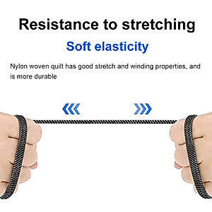 Yeung Qee RCA Cable 10 ft, 2RCA Male to 2RCA Male Audio Stereo Subwoofer Cable Nylon-Braided Auxiliary Audio Cord for Home Theater, HDTV, Amplifiers, Hi-Fi Systems,Speakers (10FT/3M)