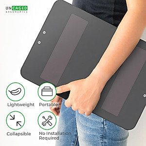 KT3 Ergonomic Computer Keyboard Stand Adjustable Height Angle Negative Tilt for standing up raise keyboards to standing height sit stand up on desk riser holder tray platform lift above desk black