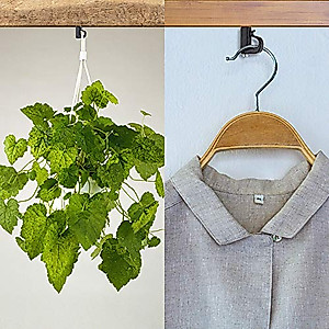 SELEWARE 20 Pieces Q-Hanger, Home Christmas Lights Hanger Hooks for Easy Release Outdoor Wire and Fairy Lights, Heavy Duty 40 LB Capacity