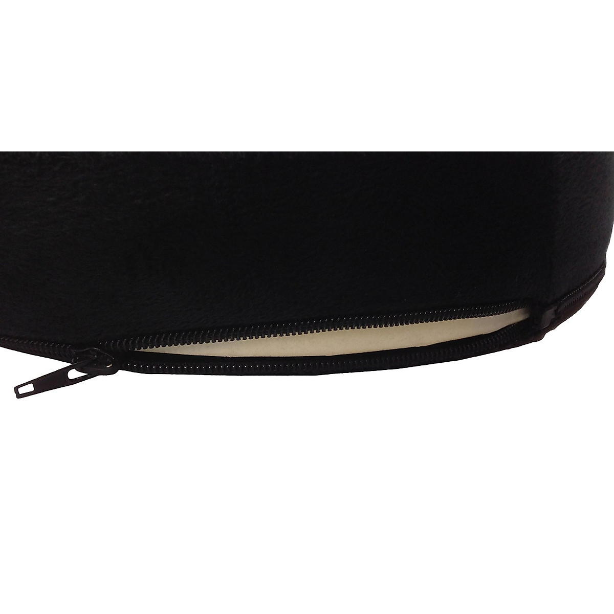 Kieba Coccyx Seat Cushion, Large Orthopedic Tailbone Pillow. Ultra Premium 100% Memory Foam Seat Cushion for Sciatica, Back, and Tailbone Pain (Black)