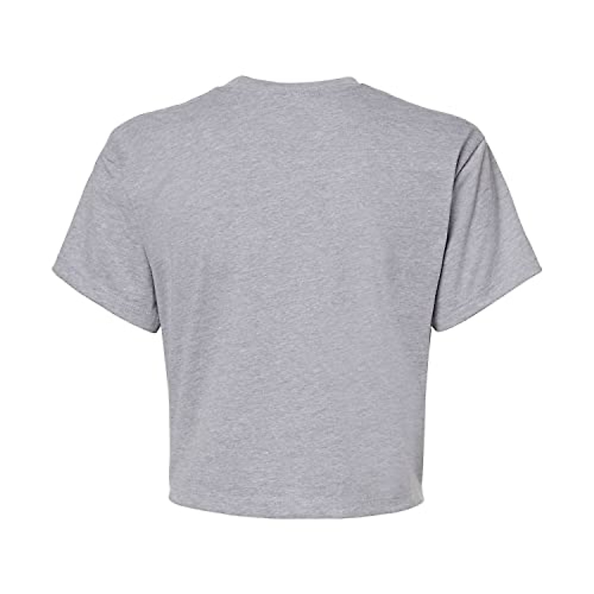 Instant Message - Do The Sexy Dexy - Juniors Cropped Cotton Blend T-Shirt - Size X-Large Heather Grey